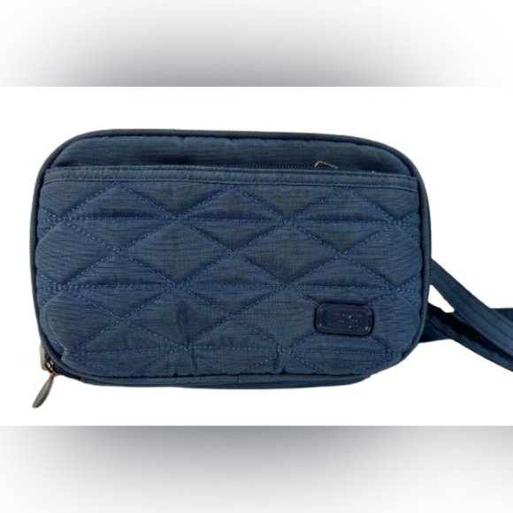 lug | Bags | Lug Roundabout Blue Quilted Crossbody Bag | Poshmark